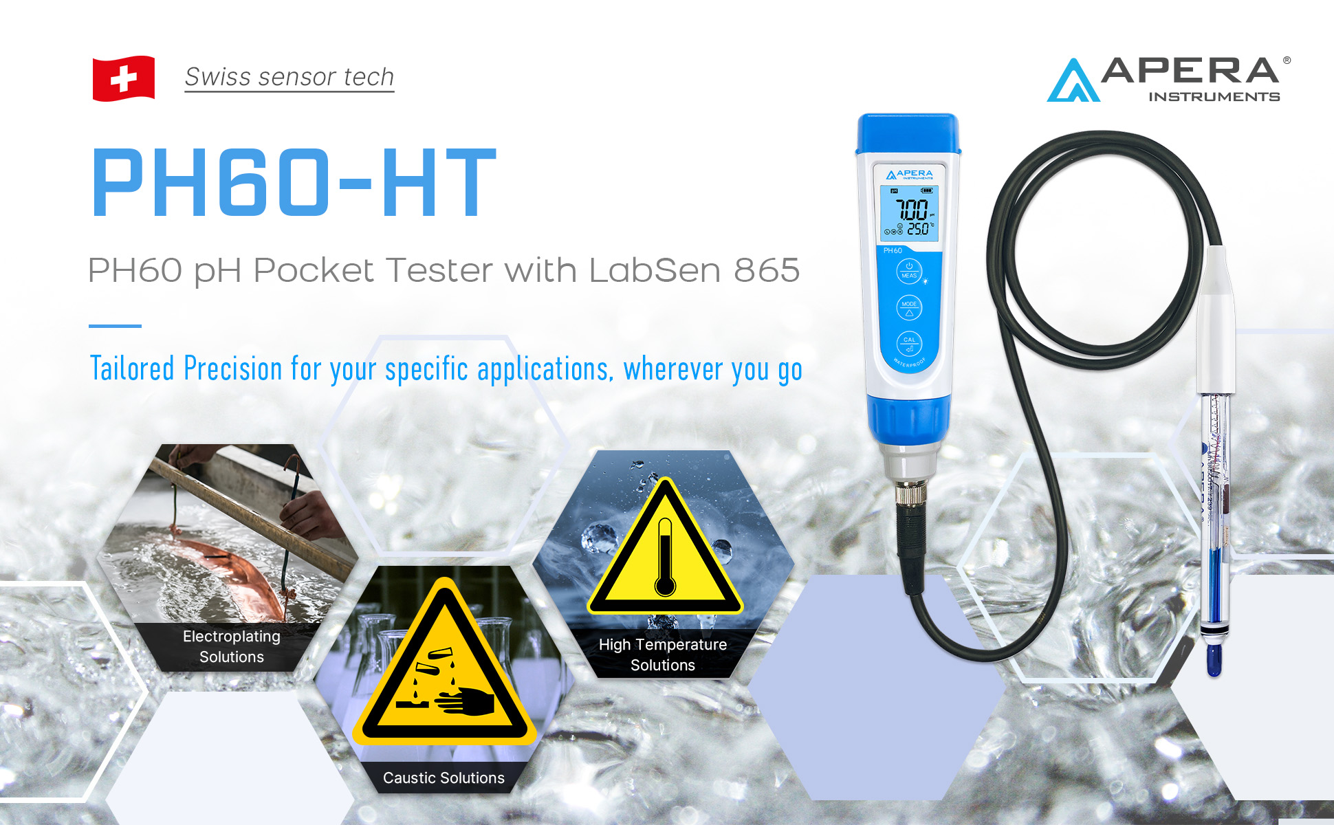 Buy Apera Instruments AI3731, PH60-HT pH Tester Kit for High ...