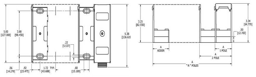 Buy Burndy BDBMHC162/03, 50020052 Power Distribution Block, 3 Poles ...