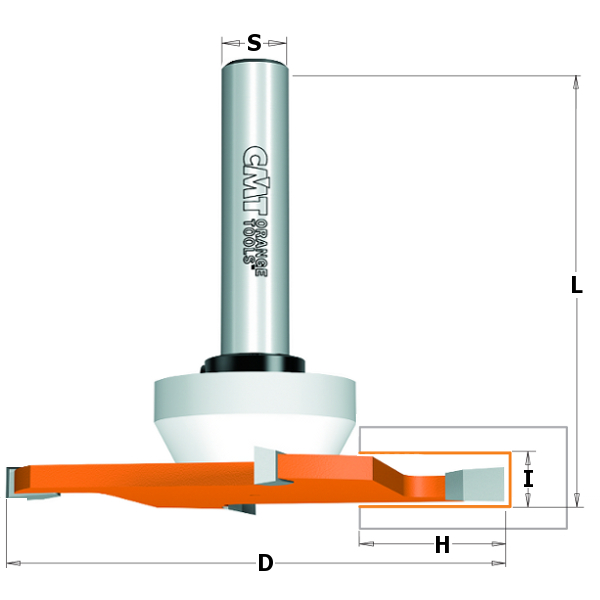 Buy CMT 822.033.11B, Router 4 Wing Cut Out Bit for Surface - Mega Depot