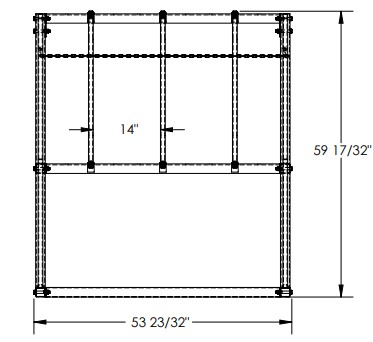 Buy Vestil EVR-59-S, Expandable Vertical Bar Rack - Mega Depot