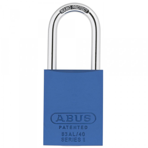 Buy Abus 83AL/40-100 S2 Blue, 84050 83 Series Yale 8 Keyway Padlock ...