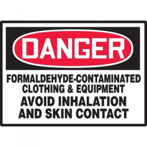 Buy Accuform LCAW130XVE, Sign "Formaldehyde-Contaminated Clothing ...