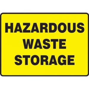Buy Accuform MCHL566VA, Aluminum Sign "Hazardous Waste Storage" - Mega ...