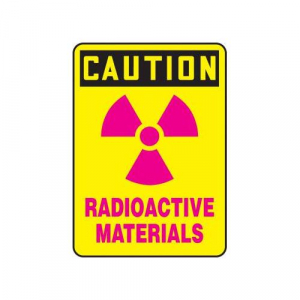 Buy Accuform MRAD626VS, 14" x 10" Safety Sign "Radioactive Materials ...