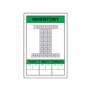 Buy Accuform PBT503, Key Performance Indicator Boards "Inventory ...