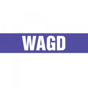 Buy Accuform RPM331, 3" x 3" Medical Gas Pipe Marker "WAGD" - Mega Depot