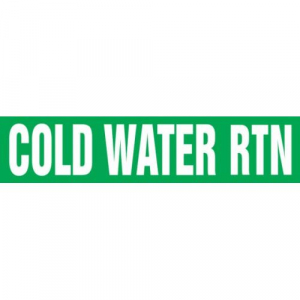 Buy Accuform RTA112SM, 1" x 54 ft. Roll Tape Pipe Marker "Cold Water ...