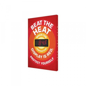 Buy Accuform SCK702, Heat Stress Sign "Beat The Heat - Display ...