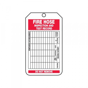 Buy Accuform TRS227PTP, Status Safety Tag "Fire Hose Inspection ...
