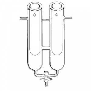 Buy Ace Glass 8758-42, Twin Dry Ice Trap with PTFE Plug with UHDPE ...