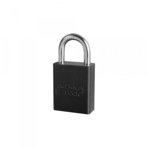 Buy American Lock A1105BLKLZ1HSK, 1-1/2" Aluminum Safety Padlock, (Pack ...