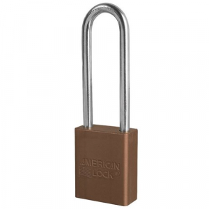 Buy American Lock A1107BRNLZ1HSK, A1107 Padlock, 3" Tall Shackle, Brown ...