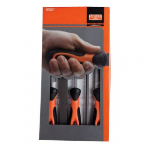 Buy Bahco 1-478-08-1-2, 5-Piece Engineering Plastic Handled File Set ...