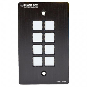 Buy BlackBox AVS-CTRL8, Wallplate Control Panel - RS-232, 8-Button ...