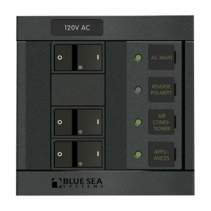 Buy Blue Sea Systems 1214-BSS, 120 Volt AC Main with 2 Positions - Mega ...