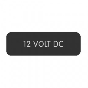 Buy Blue Sea Systems 8063-0005-BSS, Label "12 Volt DC" - Mega Depot