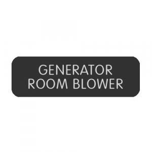 Buy Blue Sea Systems 8063-0230-BSS, Label "Generator Room Blower ...