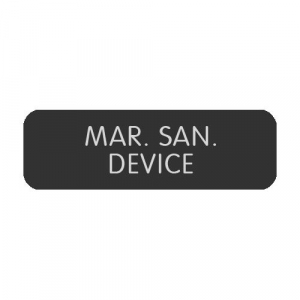 Buy Blue Sea Systems 8063-0572-BSS, Label "Marine Sanitation Device ...