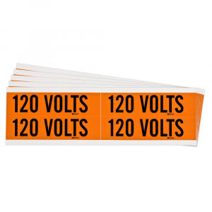 Buy Brady 152349, Conduit and Voltage Label "120 Volts" - Mega Depot