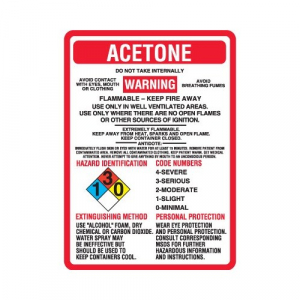 Buy Brady 28561QLS, 141495 3.5" x 5" "Acetone" Polyester Label - Mega Depot
