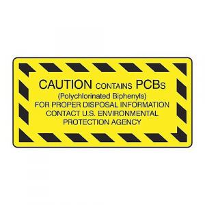 Buy Brady 365LS, "Caution Contains PCBs" Chemical Label - Mega Depot