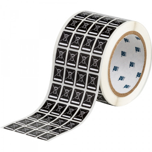 Buy Brady WEEE-2-5-BK, Polyester WEEE Label, White on Black - Mega Depot