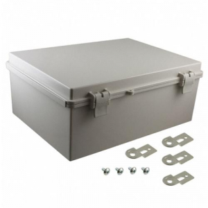 Buy Bud Industries NBF-32026, NEMA Box, ABS Plastic, Indoor, Solid ...