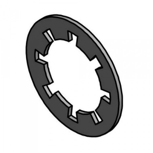 Buy Burndy 25NWBOX, 060069 Internal Tooth Lock Washer, 1/4" Bolt Size ...