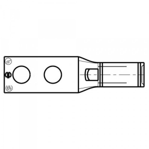 Buy Burndy YA8C2LN, 518640 Copper Compression Lug, 2 Hole, #8 AWG ...