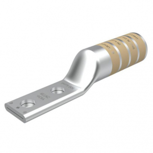 Buy Burndy YA342NT38, 3/8" Compression Terminal, Brown, 1" Hole Spacing ...