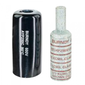 Buy Burndy YE34P250X125FX, HYPLUG Pin Adapter, Copper, Brown, 500 Kcmil ...