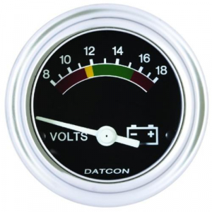 Buy Datcon 100167, 830 Voltmeter, 12 V, Polished, Heavy Duty Industrial ...