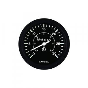 Buy Datcon 103659, 27M30 Electrical Tachometer, 12 V, Black - Mega Depot
