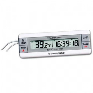 Buy Digi-Sense 94460-62, Traceable Two-Channel Digital Thermometer ...