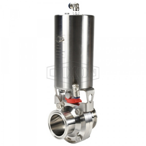 Buy Dixon Valve B5107V200CCH, 2" Clamp Butterfly Valve Vertical ...