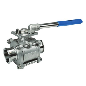 Buy Dixon Valve BV2NC-300CC-A, 3" 2 Way 3-Piece Sanitary Ball Valve ...