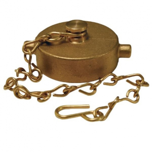 Buy Dixon Valve FC250-D, 2.5" NPSH Domestic Brass Cap with Chain, Pin ...