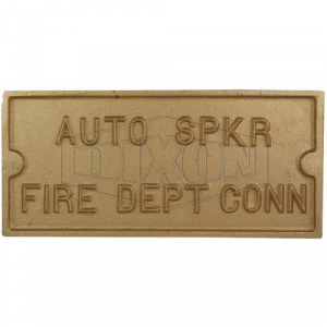 Buy Dixon Valve RIDP412AS, "AUTO SPKR" Identification Plate - Mega Depot