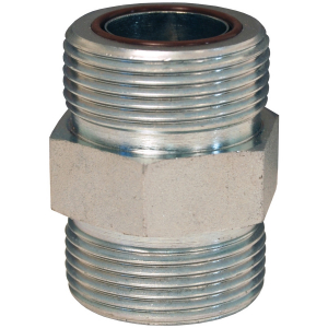 Buy Dixon Valve FS2403-4, 9/16"-18 Zinc Plated Steel Male Flat Face ...