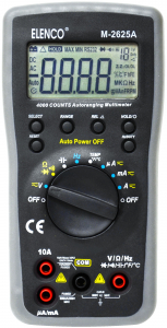 Buy Elenco M-2625A, Digit 4000 Count Digital Multimeter - Mega Depot