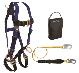 Buy FallTech KIT176LT5P, 7017 Harness & 8256LT Lanyard in Bag Carry Kit ...