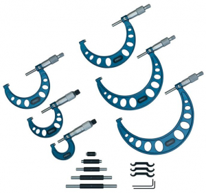 Buy Fowler 52-215-006-1, 6-Piece 0" - 6" Outside Inch Micrometer Set ...