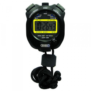 Buy General Tools SW269, Stopwatch with Clock - Mega Depot