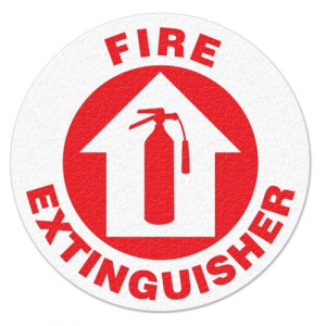 Buy GHS Safety FS1011V, Fire Extinguisher Floor Sign - Mega Depot