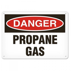 Buy GHS Safety SA1050P, Plastic Safety Sign "Danger Propane Gas" - Mega ...