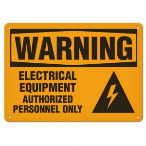 Buy GHS Safety SA3039V, Sign Warning "Electrical Personnel Only" - Mega ...