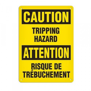 Buy GHS Safety SA6008P, Caution Sign "Tripping Hazard" 7" x 10" Rigid ...