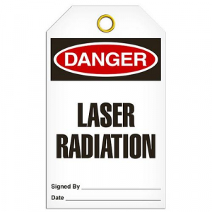 Buy GHS Safety TG1072RP, Tag "Danger - Laser Radiation", 3.375" x 5.75 ...