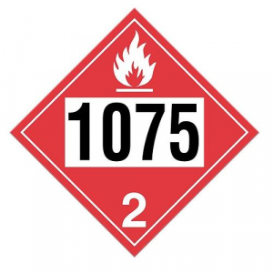 Buy GHS Safety TT210PS1075, Placard "Anhydrous Liquefied Petroleum ...
