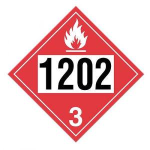 Buy GHS Safety TT300PS1202, Placard "Diesel Fuel, Fuel Oil" - Mega Depot